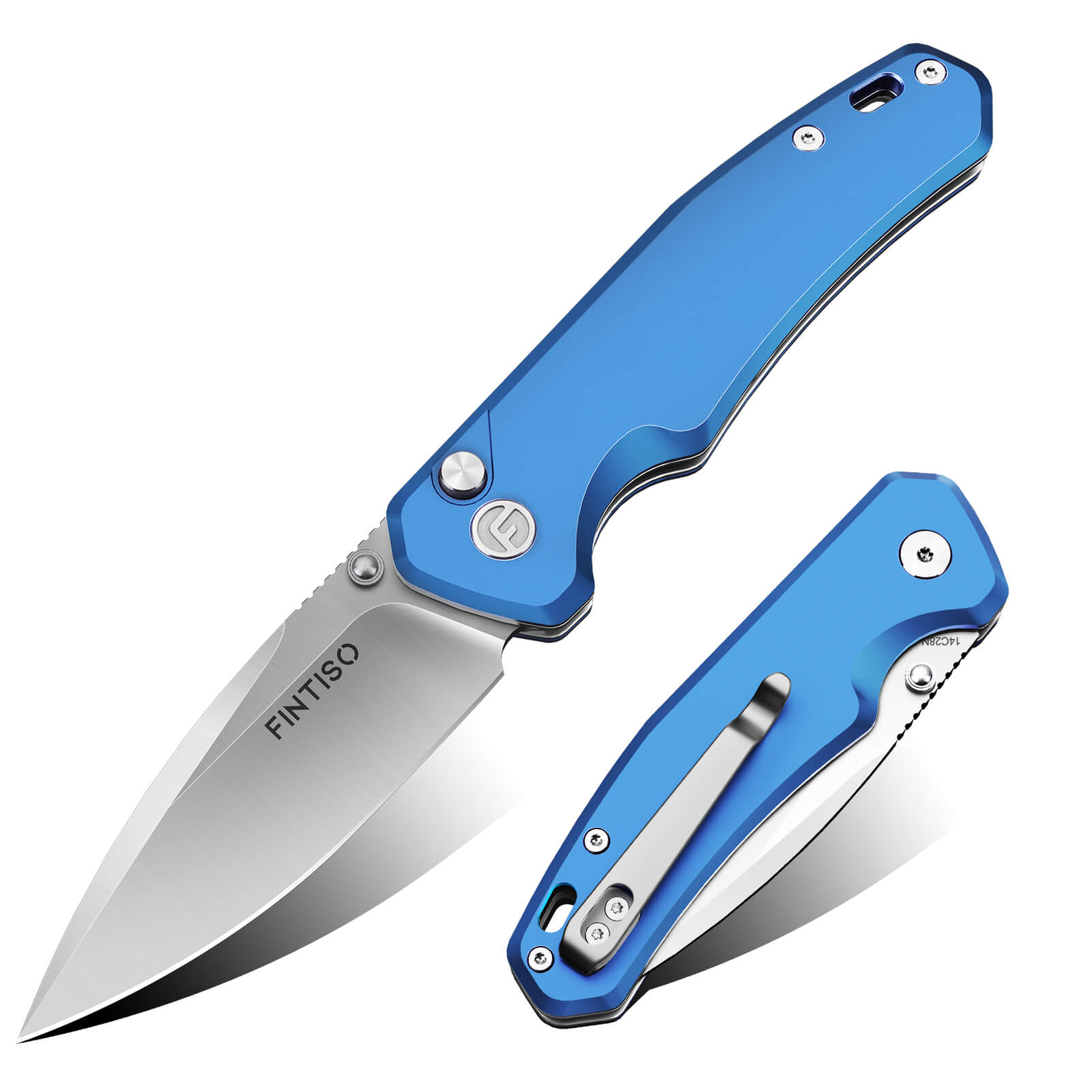 Bule 3" Folding Knife |14C28N Blade | HARPE | FINTISO